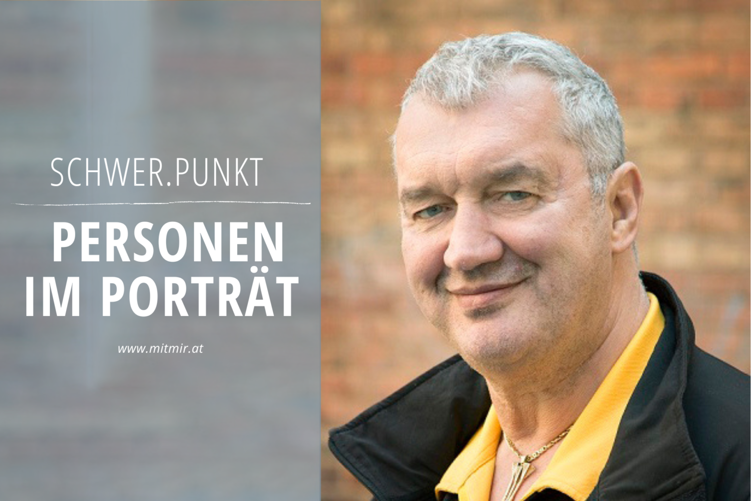 Oswald Föllerer im Porträt - Das inklusive Online-Magazin